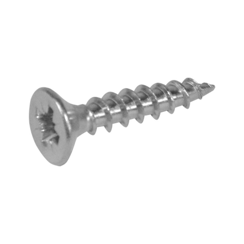 Cross recessed countersunk head wood screw 4x20 mm stainless