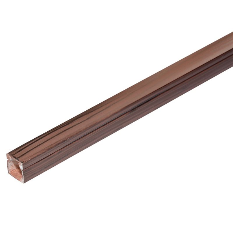 PVC trunking 16x16x2000 mm, Dark brown | Megatek