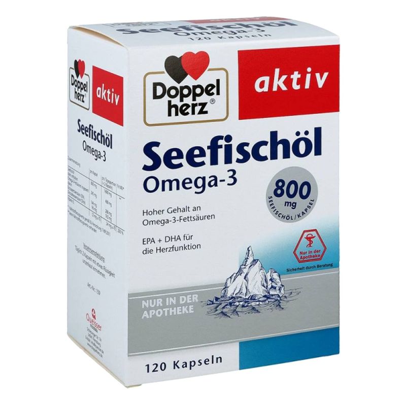 Doppel Herz Omega 3, 800 Mg | Megatek