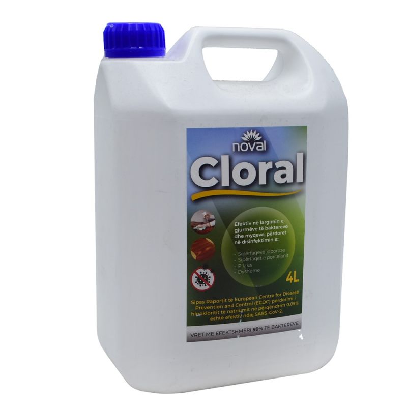Liquid disinfectant, Cloral Liquid, containing sodium hypoch