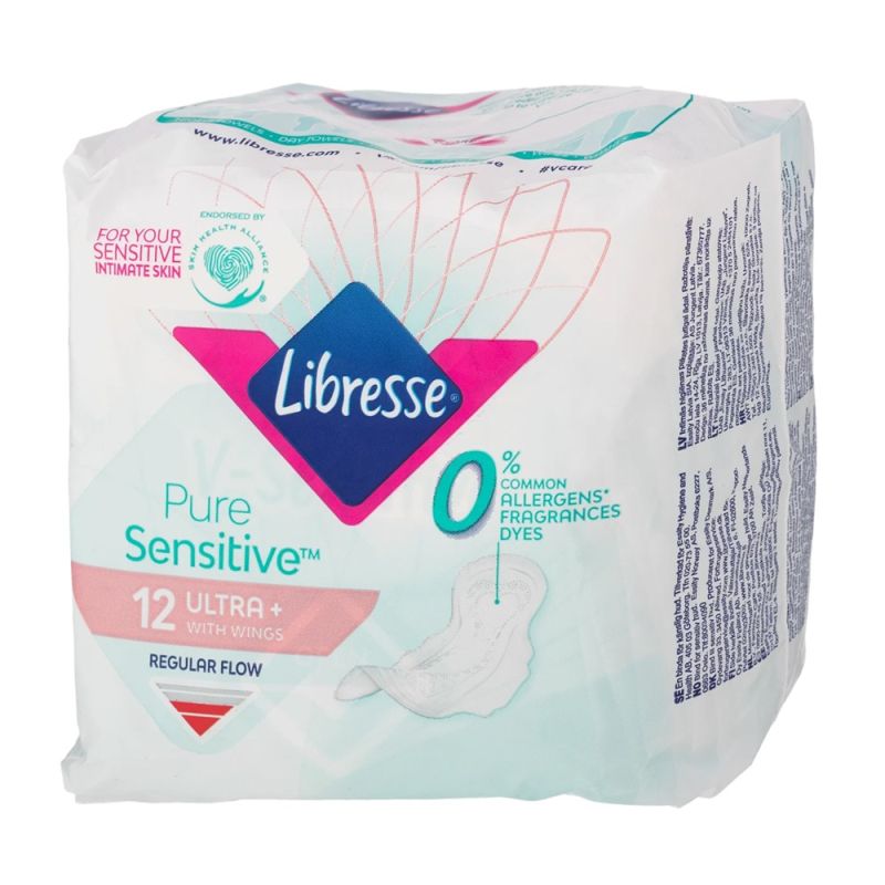 Hygienic napkins, Libresse, Pure sensitive ultra +, monthly,
