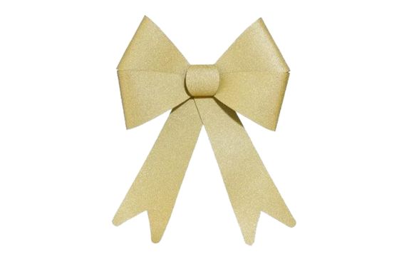 Decorative ribbon, PVC, gold, 30x19 cm | Megatek